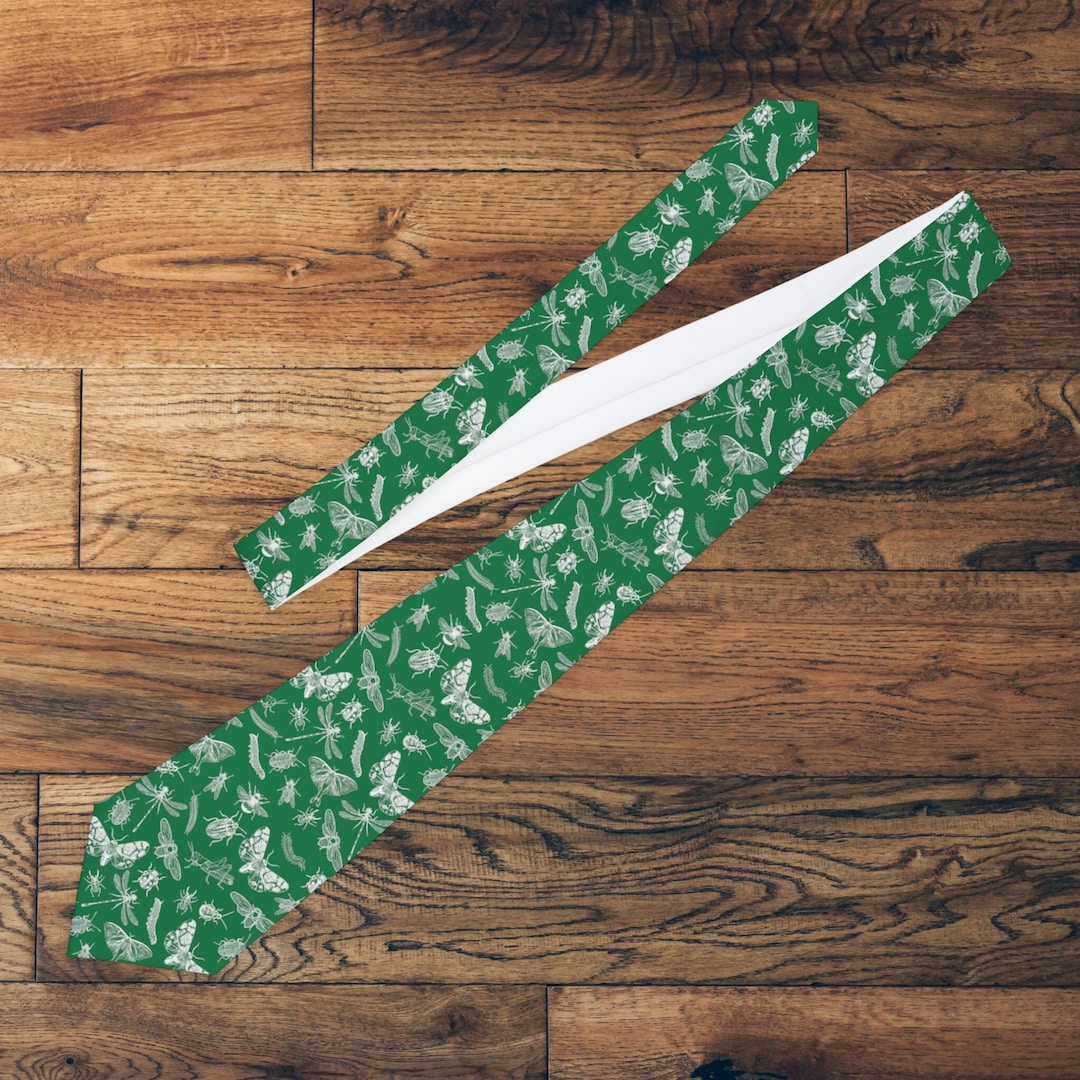 Bug Tie, Insect Tie, Entomology Tie, Science Biology Teacher Tie Gift ...