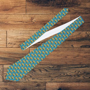 School Bus Tie, Back to School Tie Necktie Gift, Gift for Teachers ...