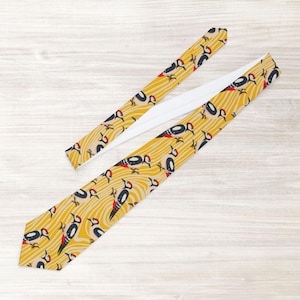 Woodpecker Tie, Birds in Tree Nature Tie, Bird Watcher Gift, Bird ...