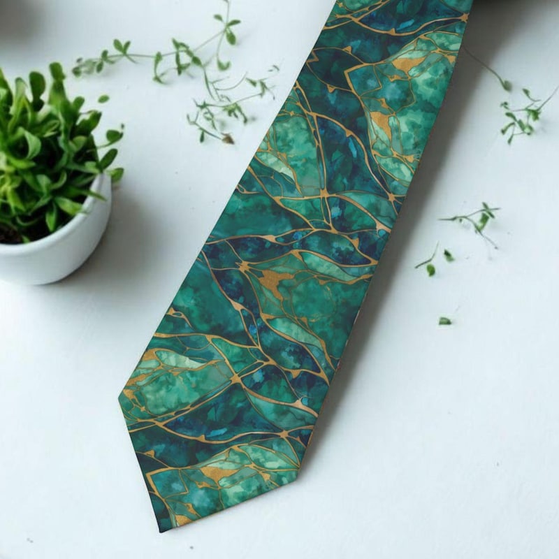 Emerald Green Tie - Etsy