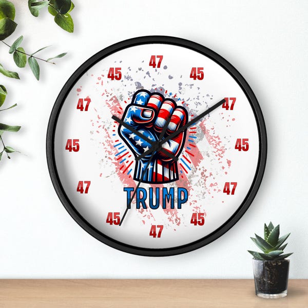 Trump Wall Clocks - Etsy