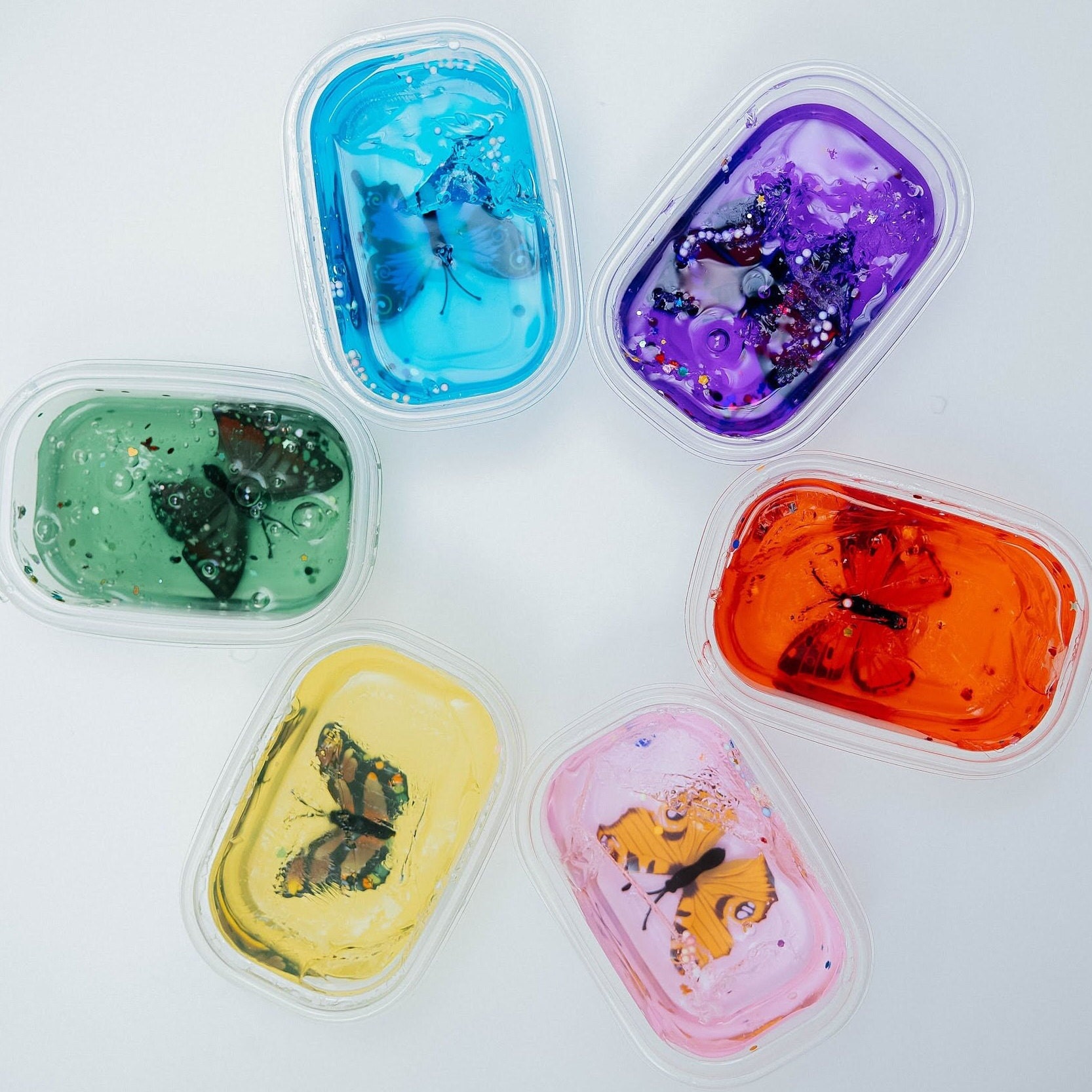 Butterfly Gel Slime | Stretchy Slime | Satisfying Slime for Kids Ages 3 ...