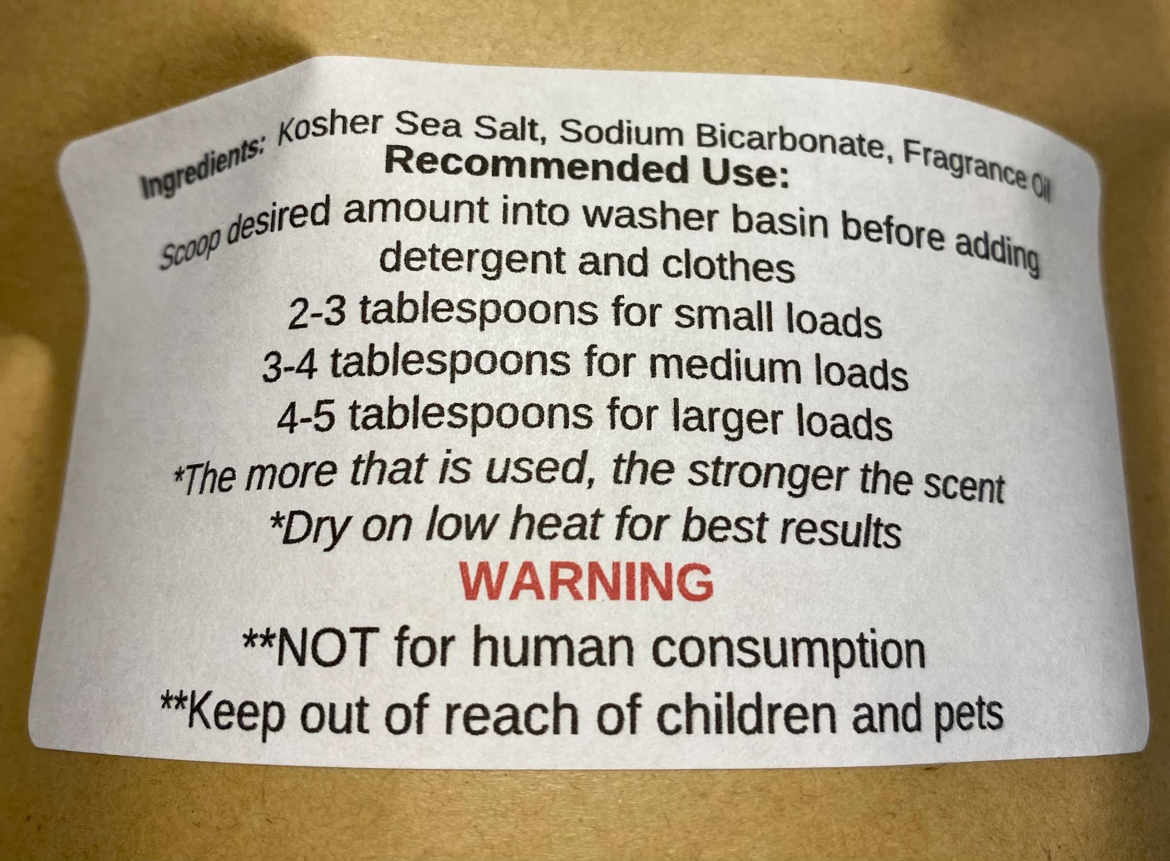 Laundry Scent Booster: Odor Eliminator, Scented Powder - Etsy