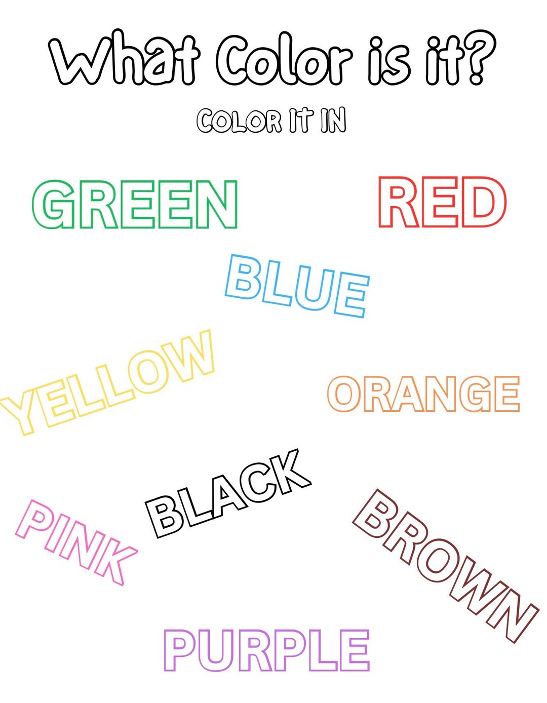 Kids Coloring Page Bundle - Etsy