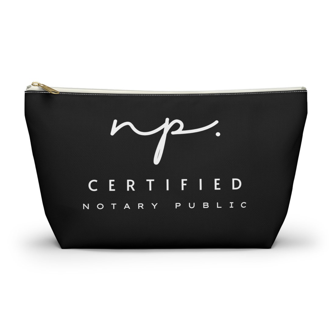 Notary Public Pouch, Notary Stamp Pouch, Notary Pen Pouch, Notary Bag ...