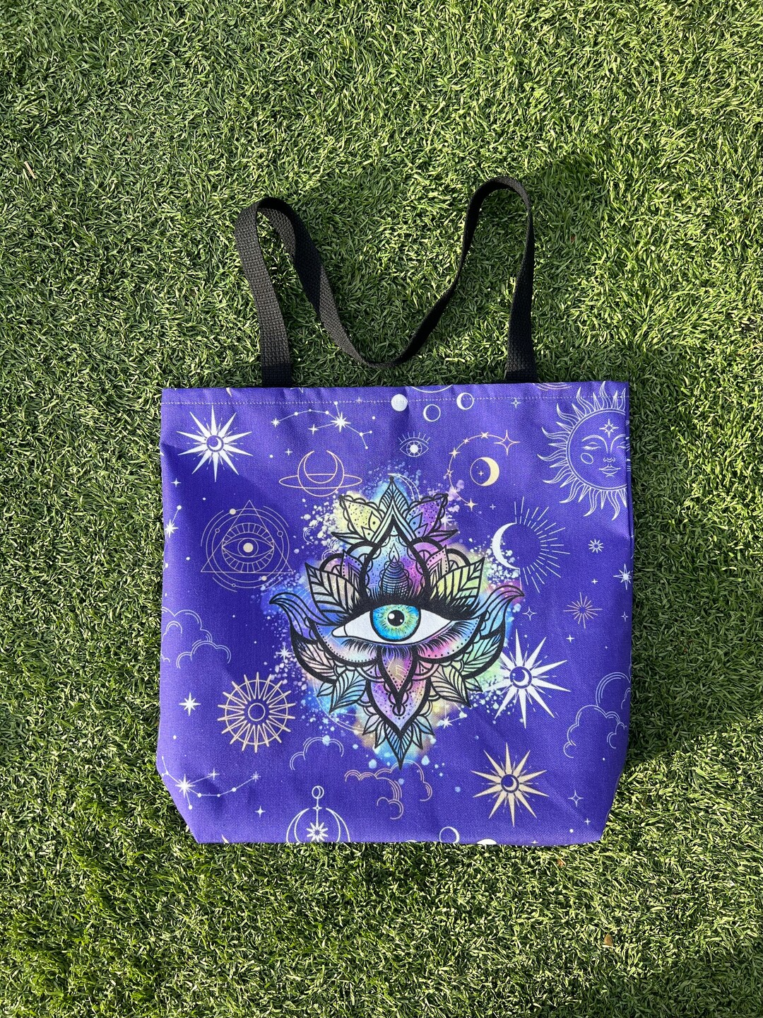 Mystical Third Eye Tote Bag Chakras Bag for Spiritual Seekers - Etsy