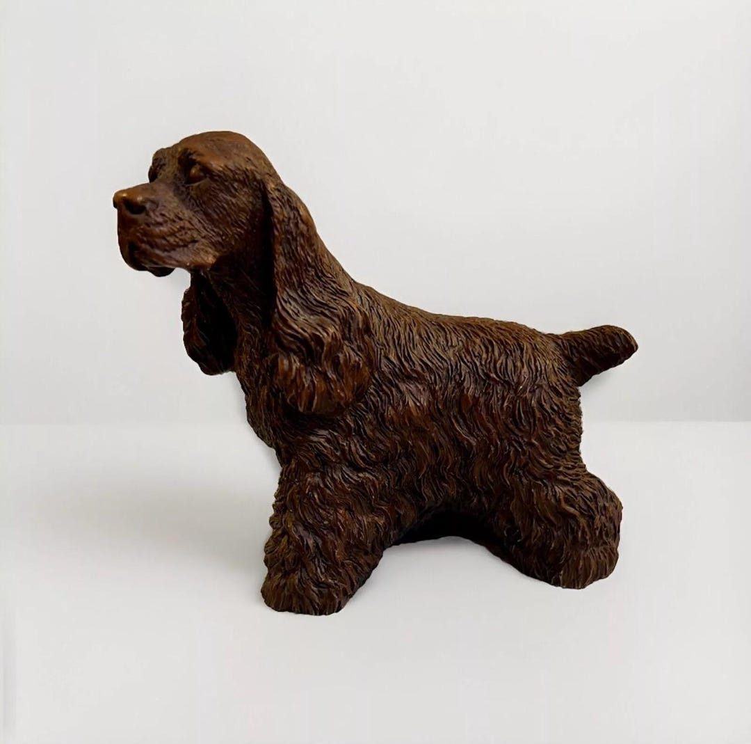 Vintage 1992 Signed Red Mill Manufacturing Cocker Spaniel Made From ...