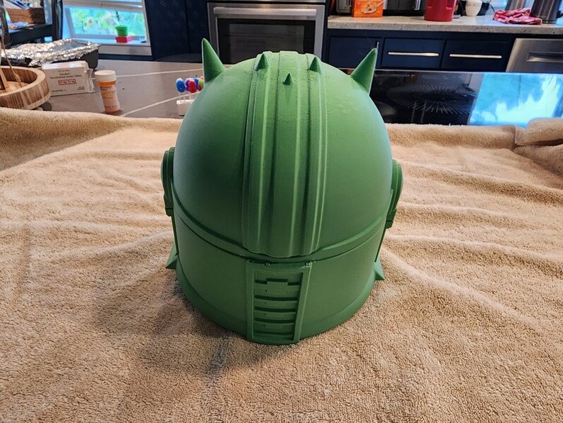 Mandalorian Armorer 3D Printed Helmet - Etsy
