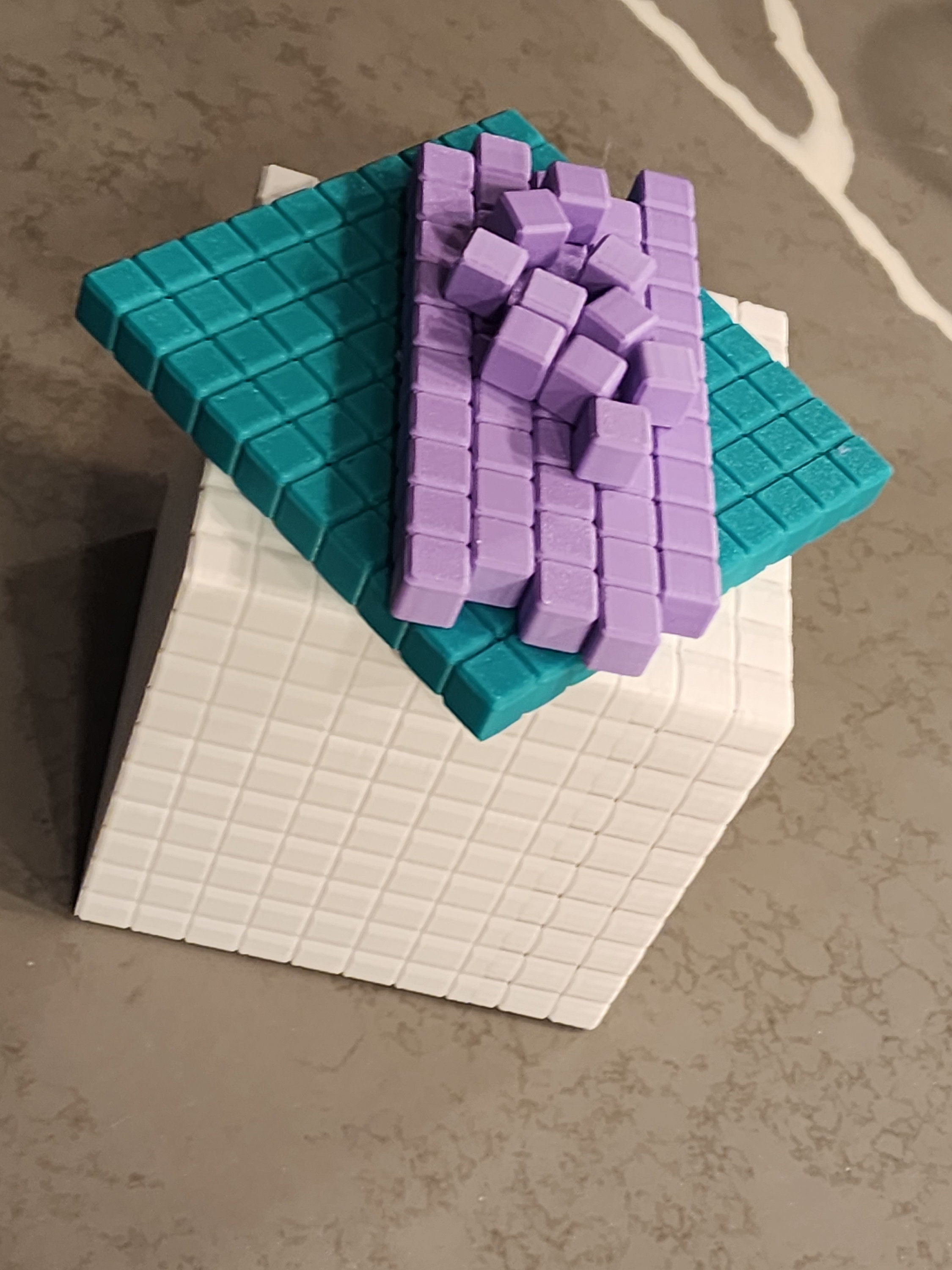 Elementary Math Manipulatives Base 10 Blocks/base Ten Blocks - Etsy