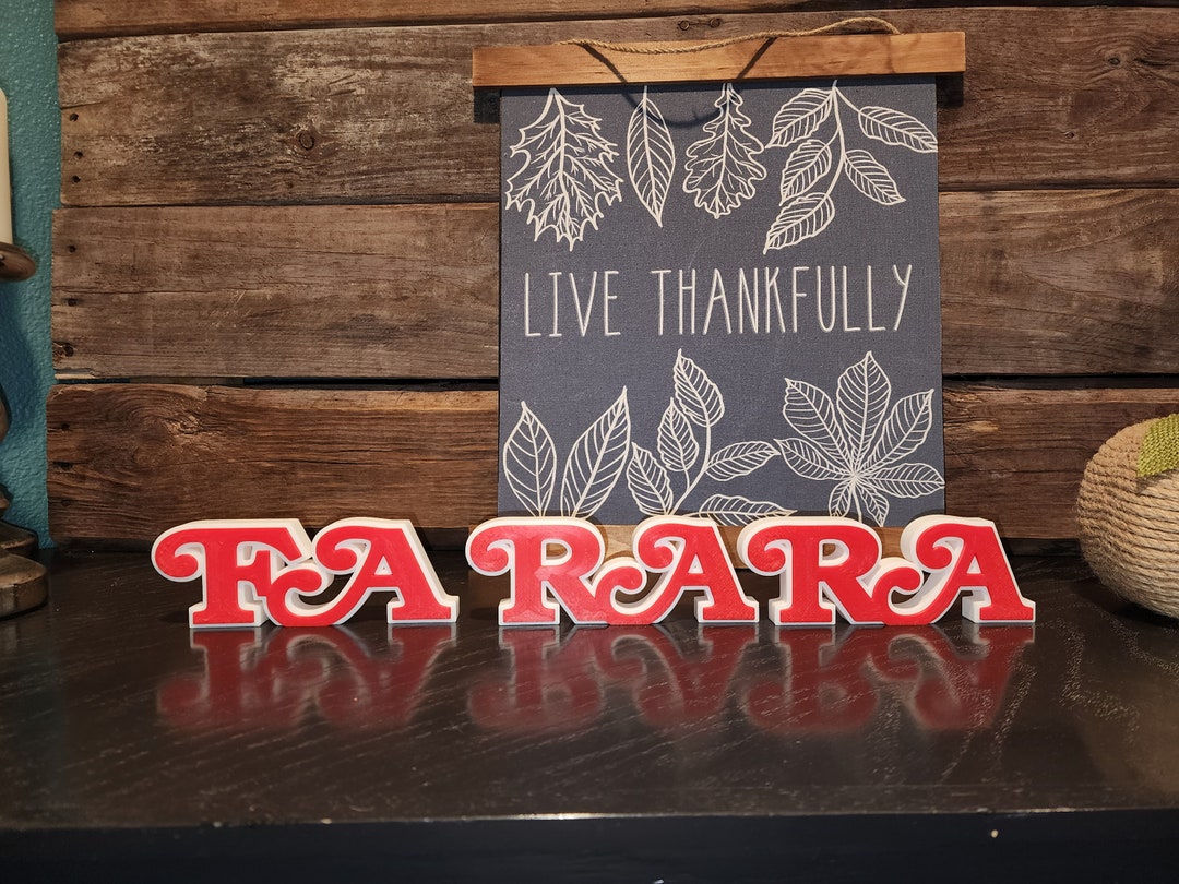 A Christmas Story - Fa Ra Ra - Christmas Decoration - Holidays - Word Art - Etsy