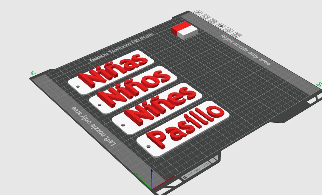 SPANISH School Passes - School, Teacher, 3D Printed, Bathroom Hallway ...