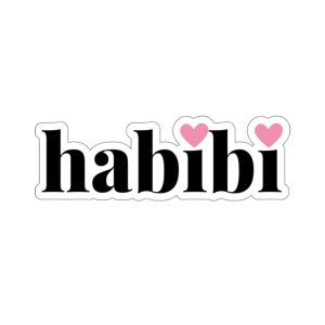 Habibi Kiss-cut Stickers - Etsy