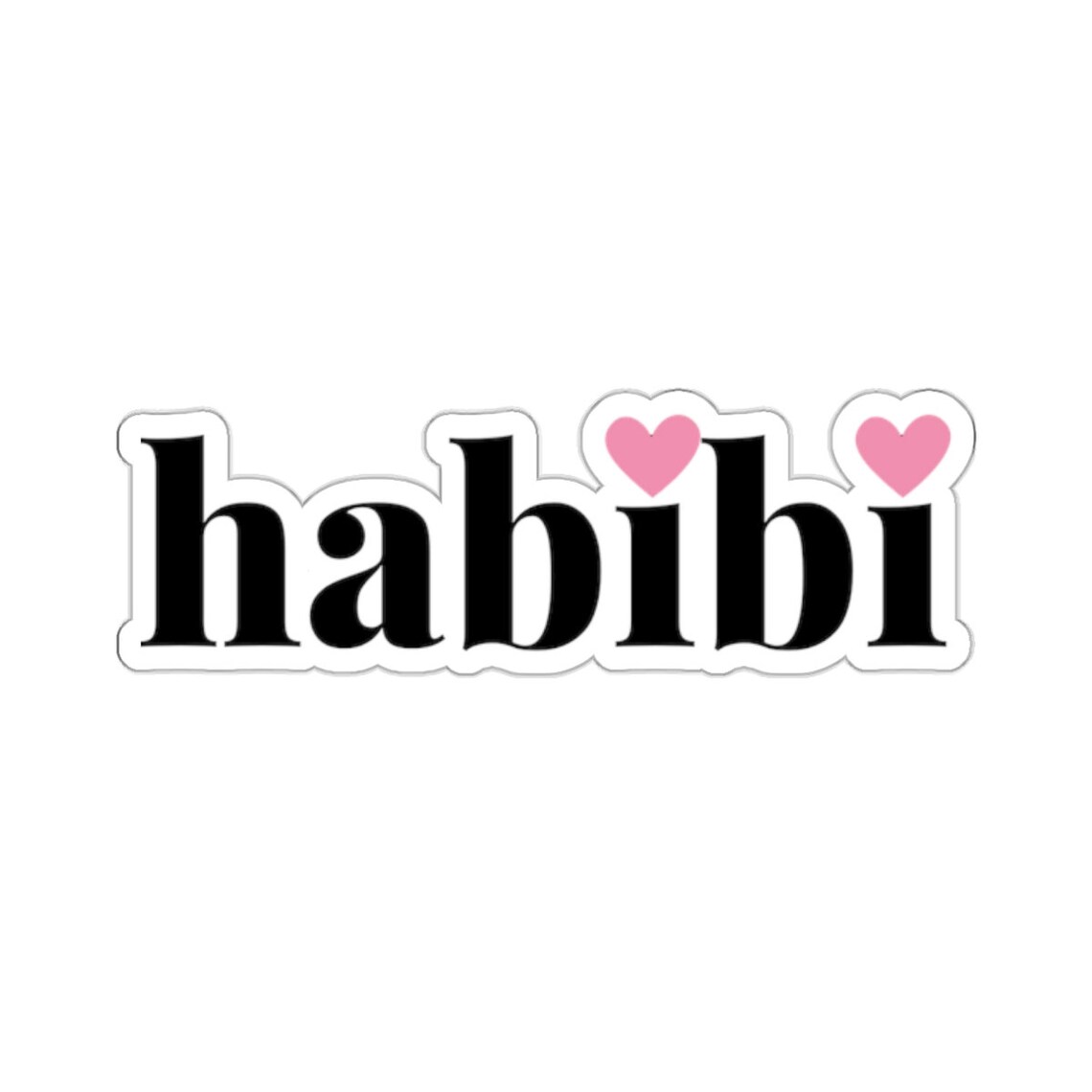 Habibi Kiss-cut Stickers - Etsy