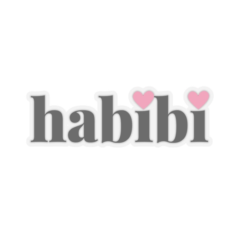 Habibi Kiss-cut Stickers - Etsy
