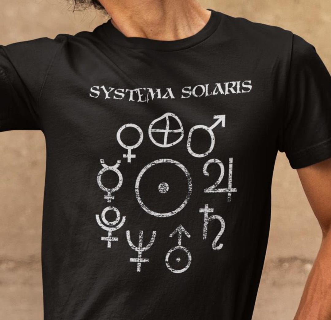 Systema Solaris T-shirt: Unisex Solar System Celestial Tee - Etsy