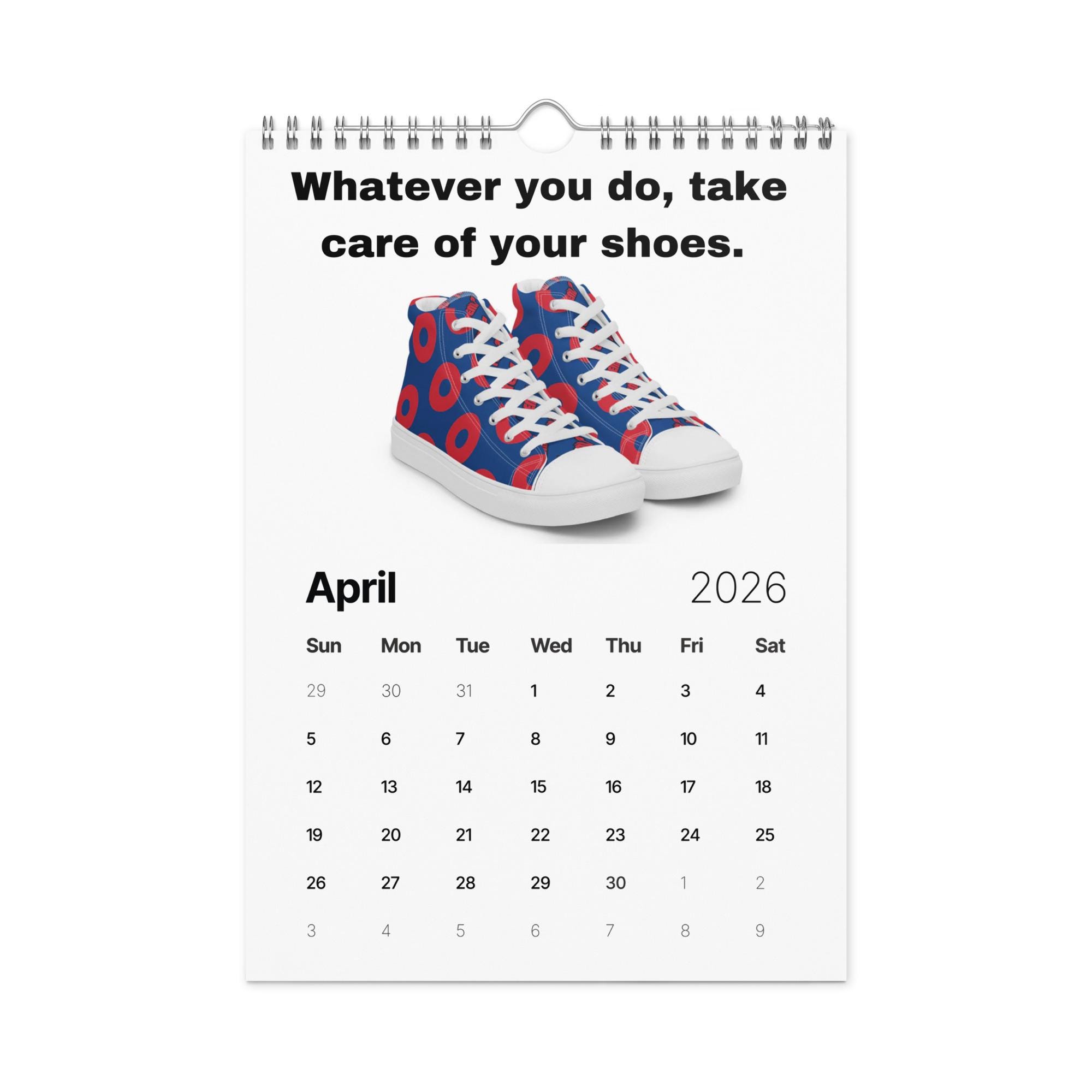 Phish Wall Calendar 2026 | Phish Stocking Stuffer | Phish Christmas ...