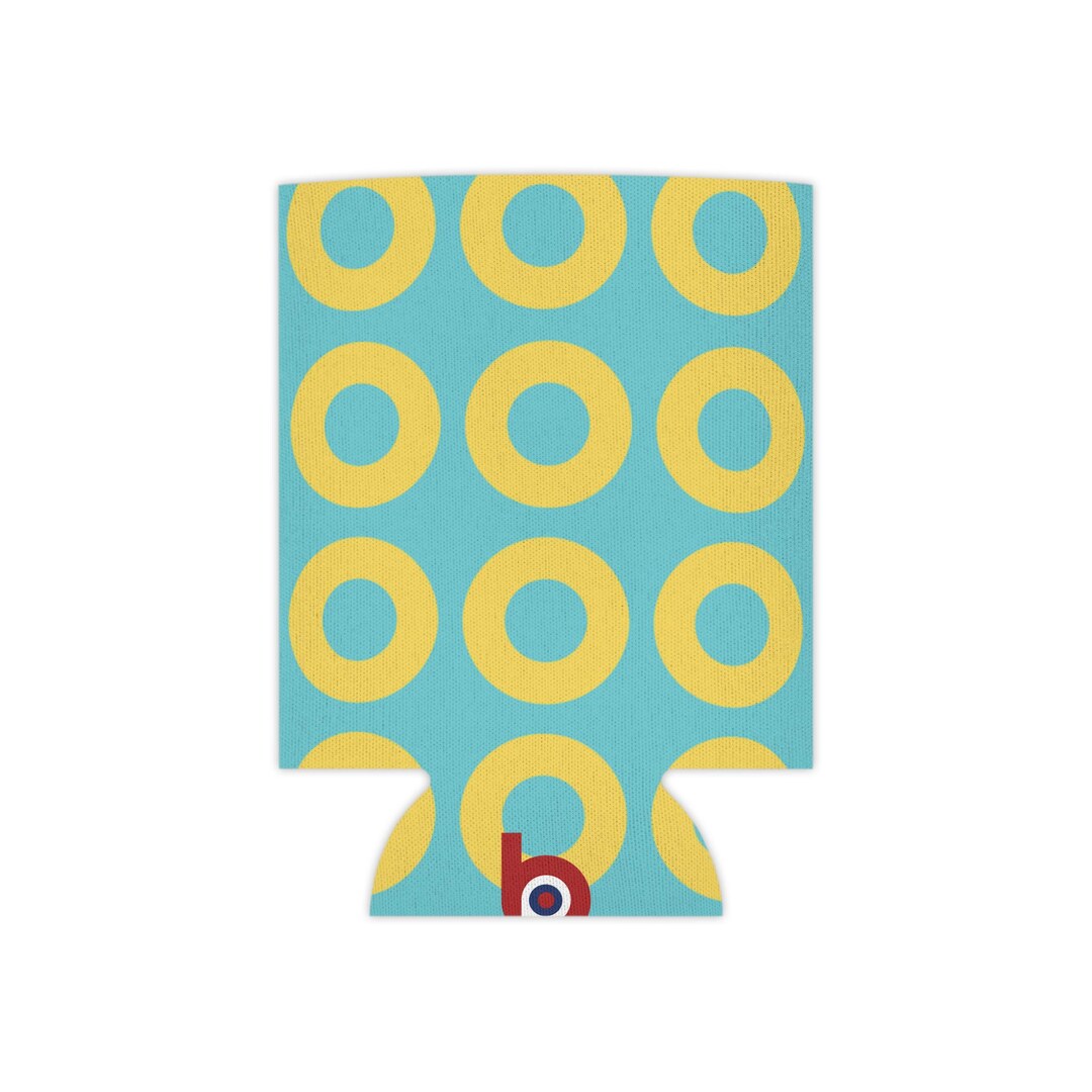 Phish Donut Koozie | Turquoise/ Yellow | Can Cooler Sleeve - Etsy