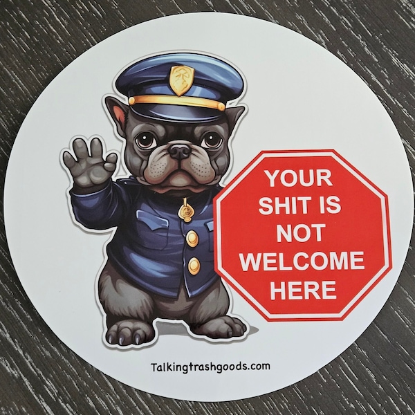 Trash Can Sticker - Etsy