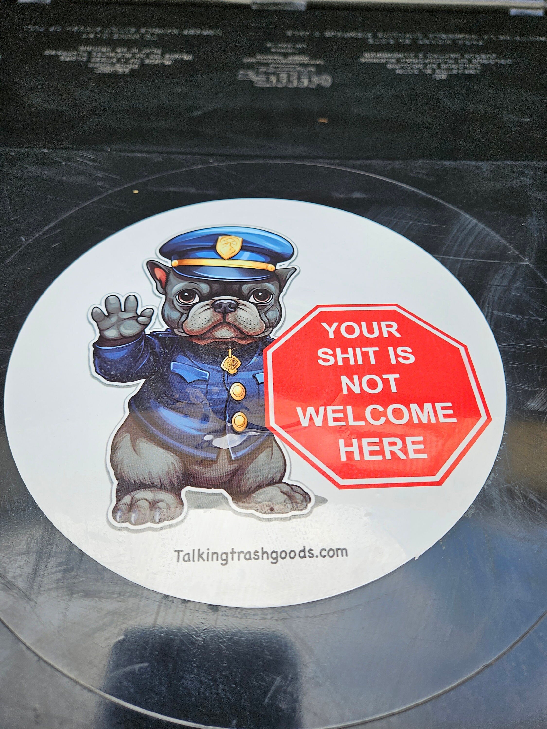 Trash Can Sticker, Dog Waste Sticker, Dog Poop Sticker, Dog, Trash Can ...