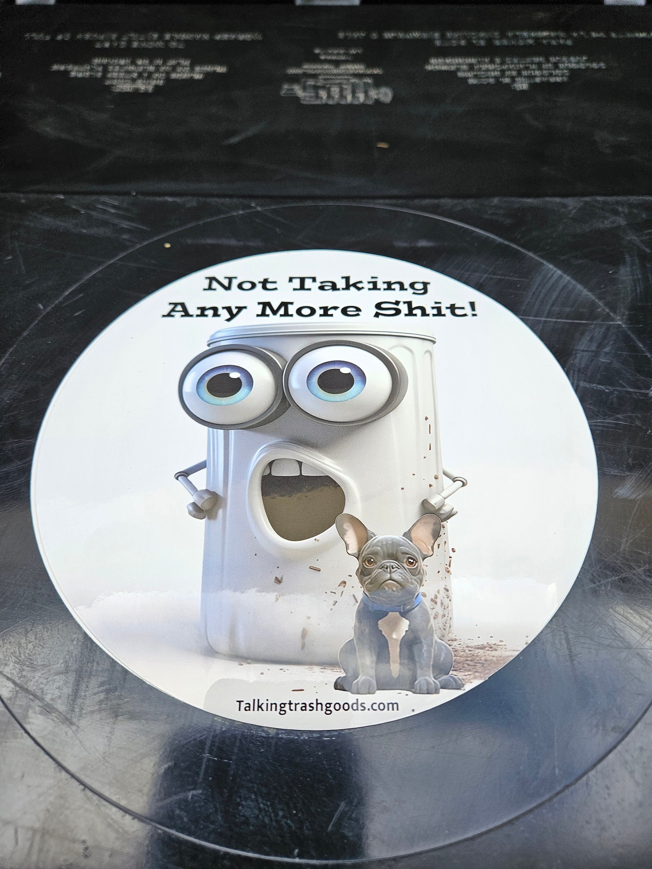 Trash Can Sticker Decal Dog Waste Sticker Dog Poop Sticker - Etsy