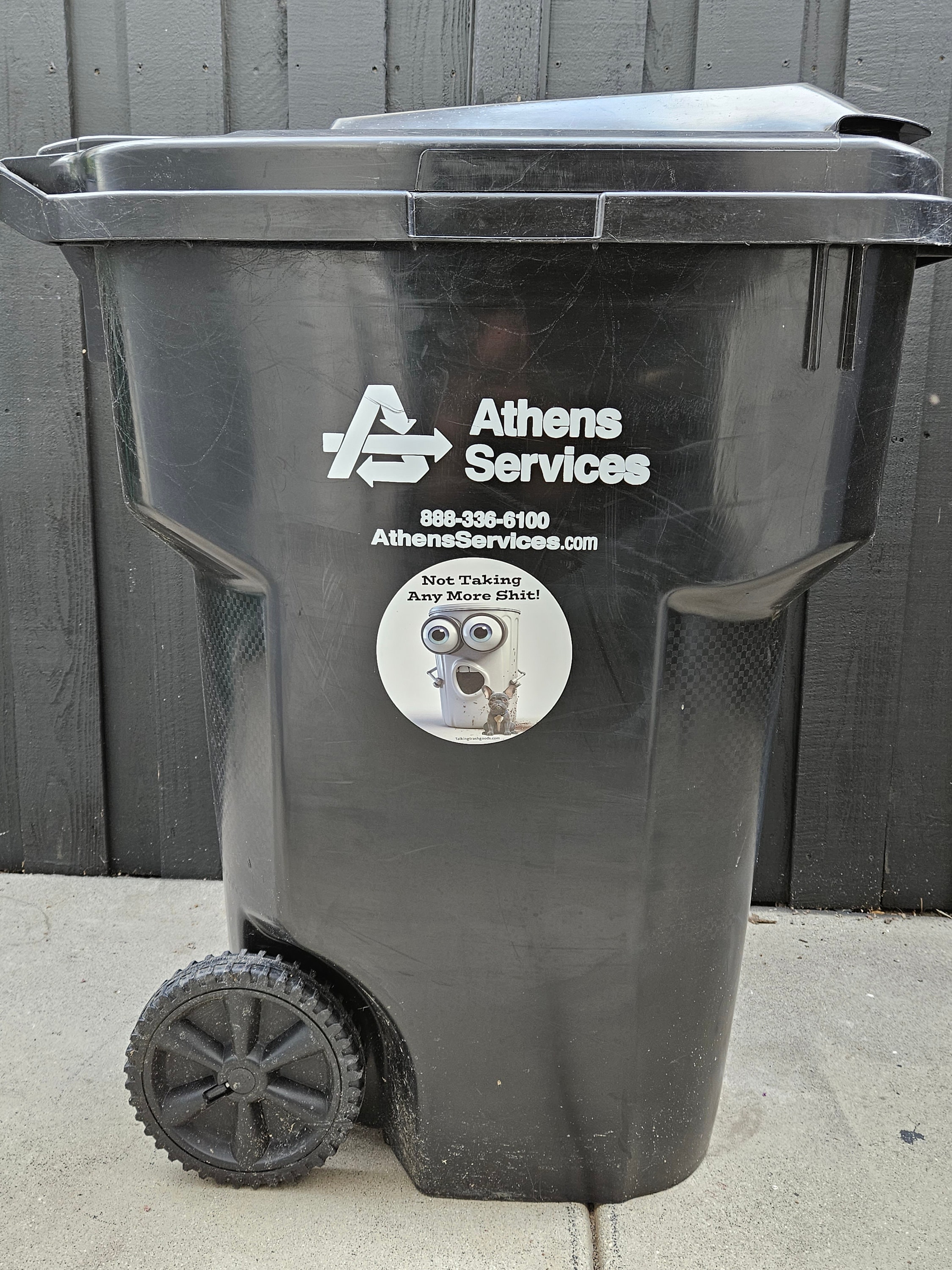 Trash Can Sticker, Decal, Dog Waste Sticker, Dog Poop Sticker, Funny ...