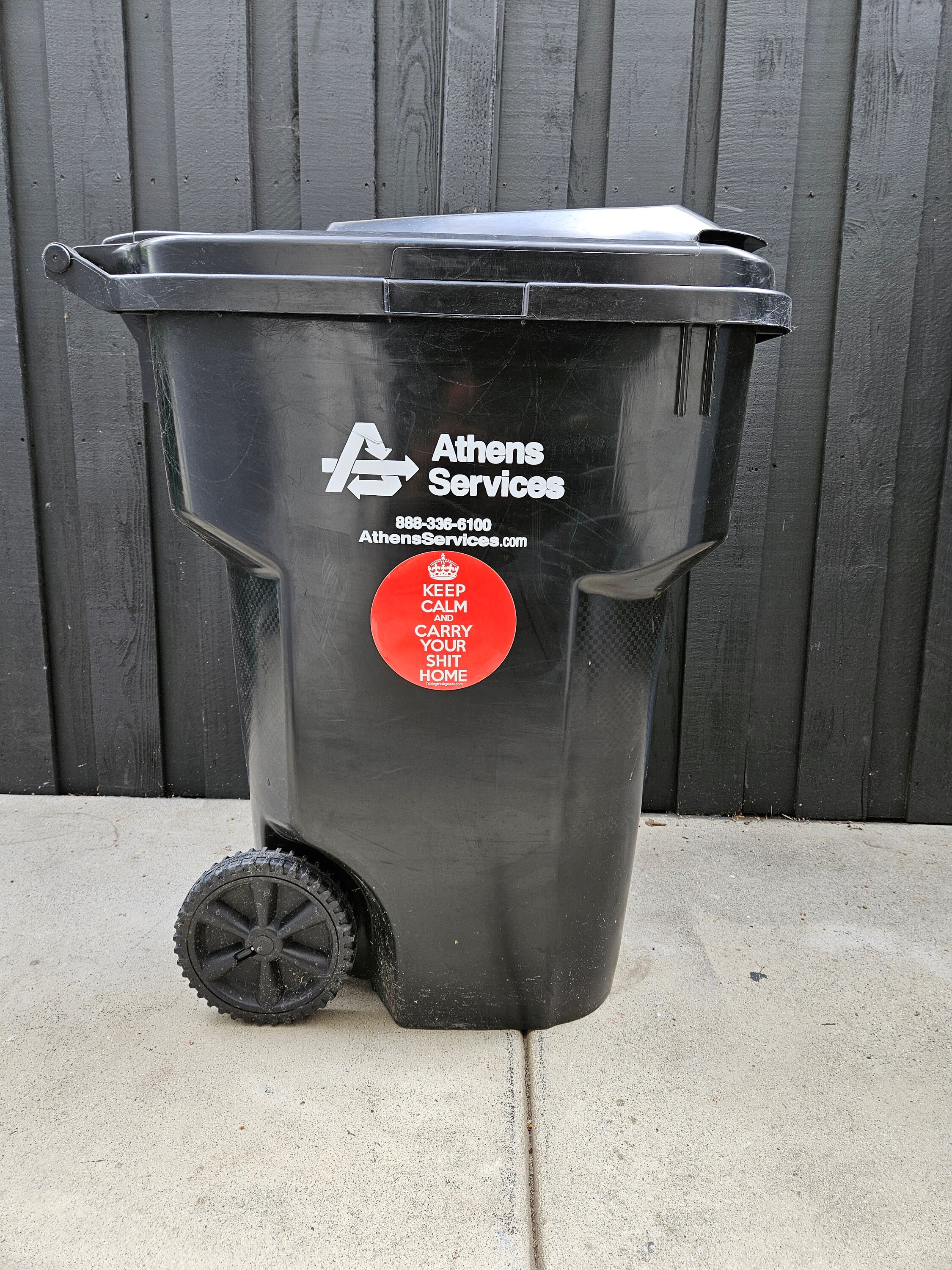 Trash Can Sticker, Decal, Dog Waste Sticker, Dog Poop Sticker, Funny ...