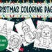 Christmas Coloring Pages, 12 Printable Christmas Tree Santa Coloring ...