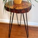 Wooden Tree Round Plant Stand/side Table - Etsy