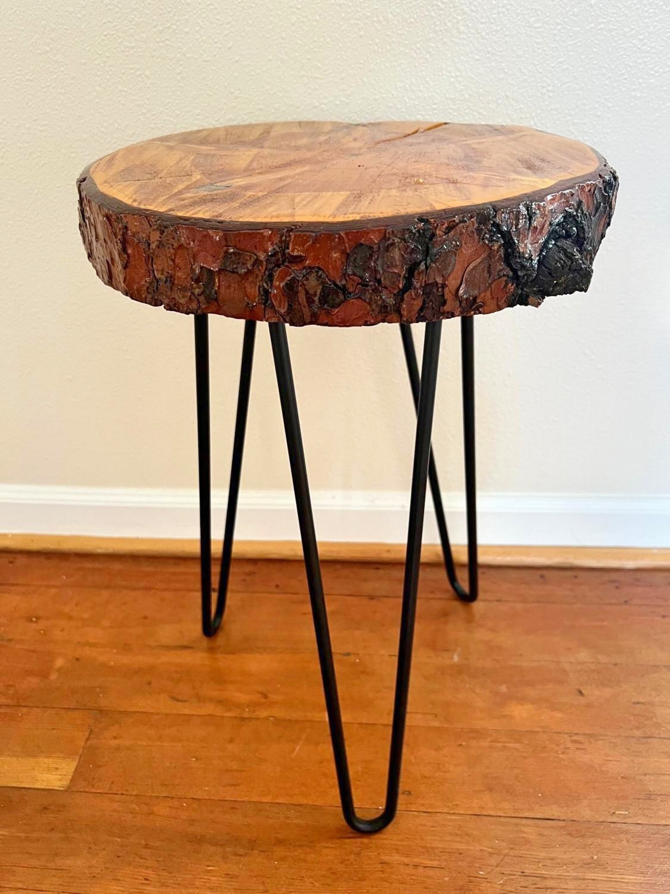 Wooden Tree Round Plant Stand/side Table - Etsy