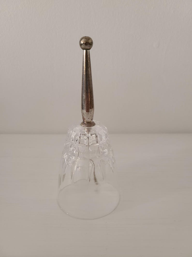 Vintage Princess House Crystal Bell — Made in France, 6.5" Lead Crystal ...