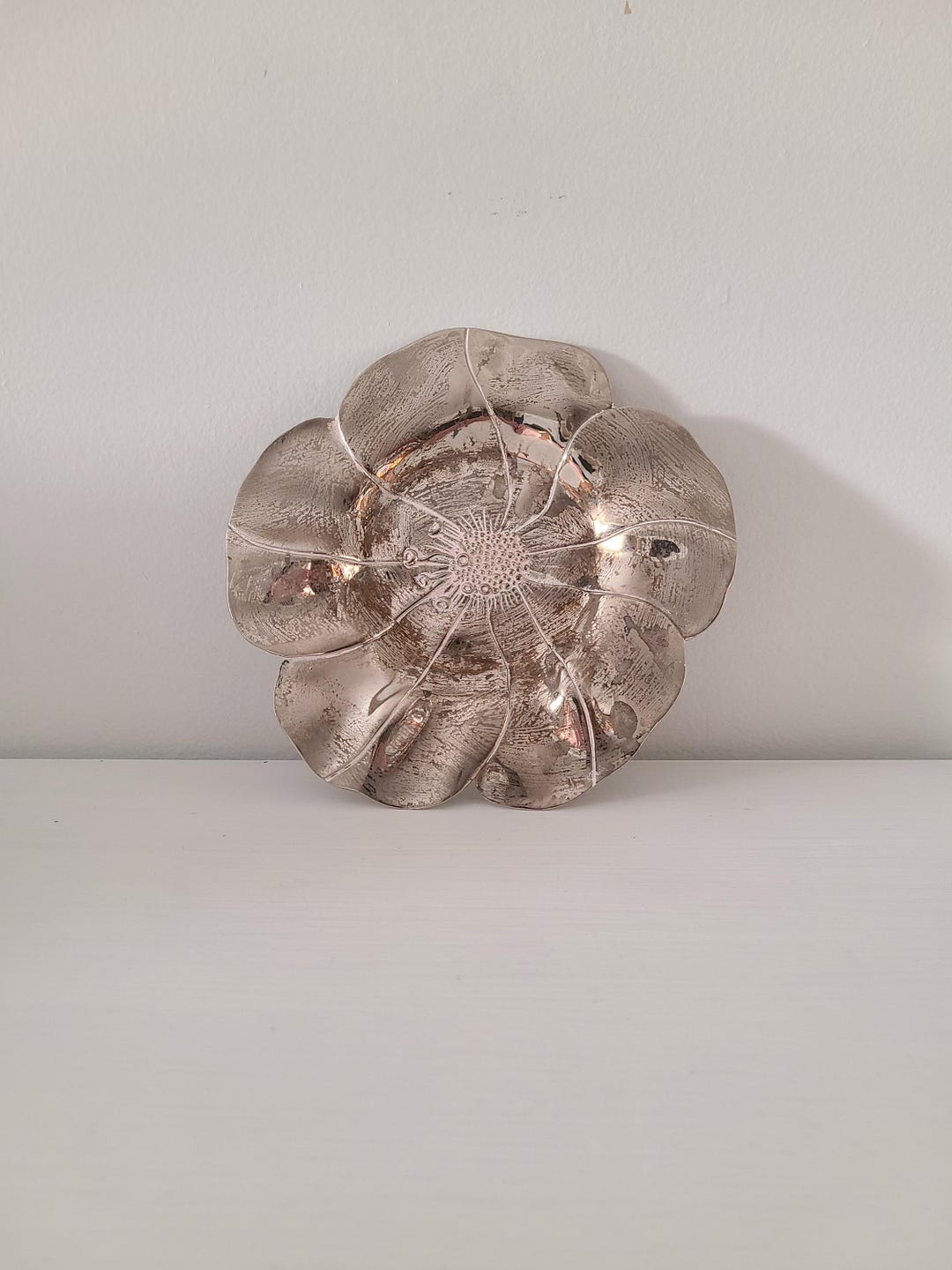 1994 International Silver Company Flower Dish – Vintage Silver Plate ...