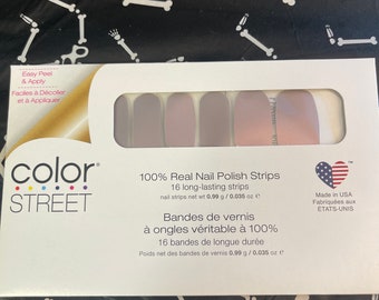 SALE Dove Me Not Color Street Hostess Exclusive Nail Polish Strips ...