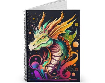 Sapphire Dragon Spiral Notebook Dragon Notebook Dragon Gifts September ...