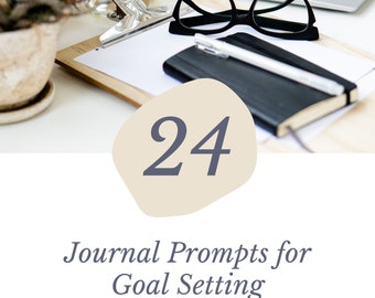 Printable Goal Setting Journal With Prompts for Women, Digital Download ...