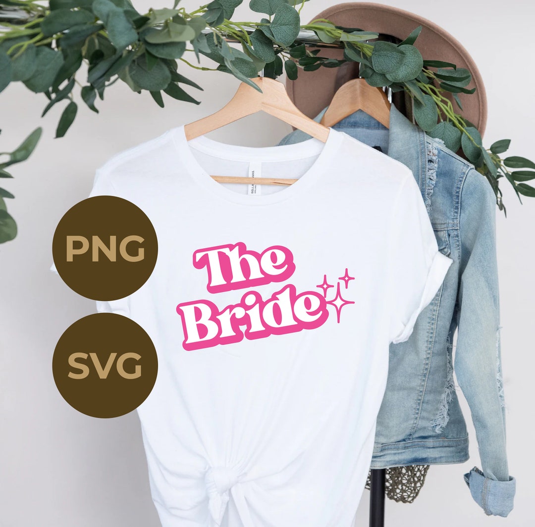 Team Bride Pink, Bride SVG, Bride Sign, Wedding Svg, Bridal Party ...