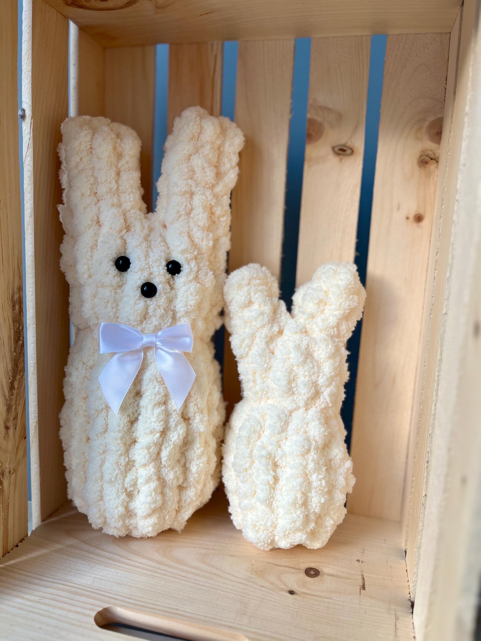 Chunky Knit Easter Peeps/bunnies - Etsy