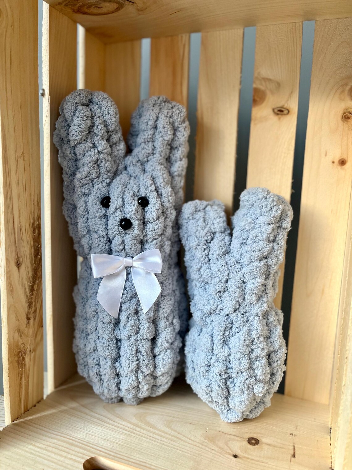 Chunky Knit Easter Peeps/bunnies - Etsy