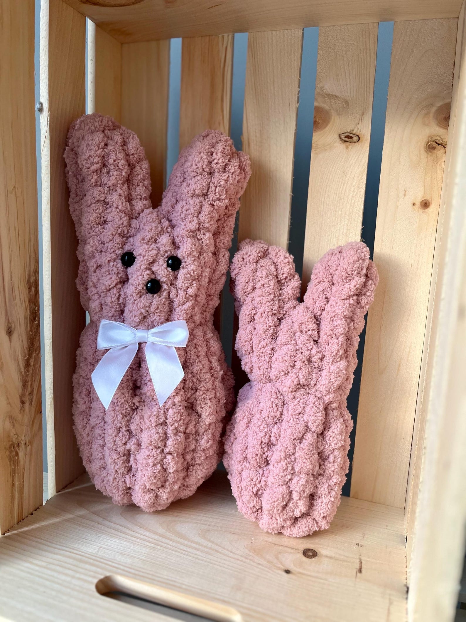 Chunky Knit Easter Peeps/bunnies - Etsy
