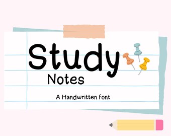 The Forest Font Cute Handwriting Handwritten Font Display - Etsy