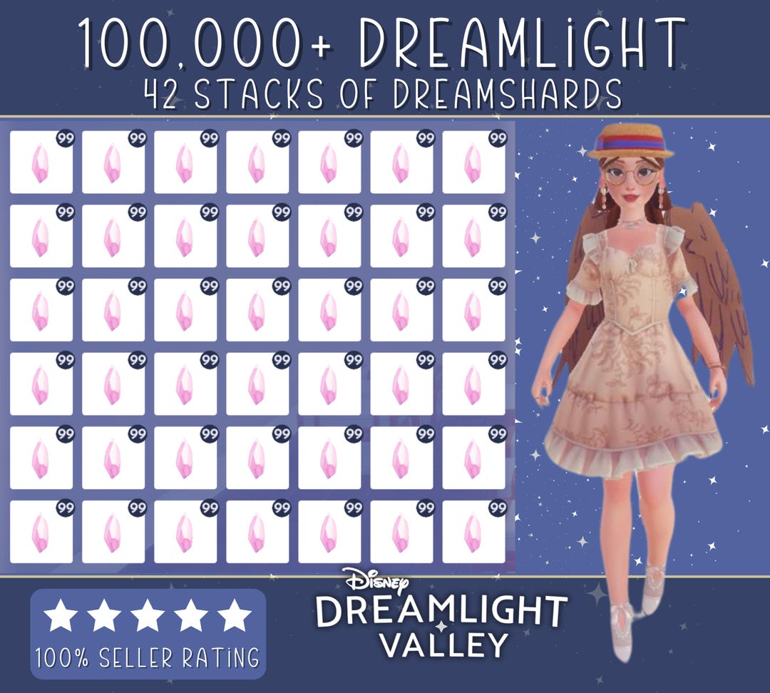 Dreamlight Valley Item Delivery Service 100k DREAMLIGHT 42 Stacks of ...