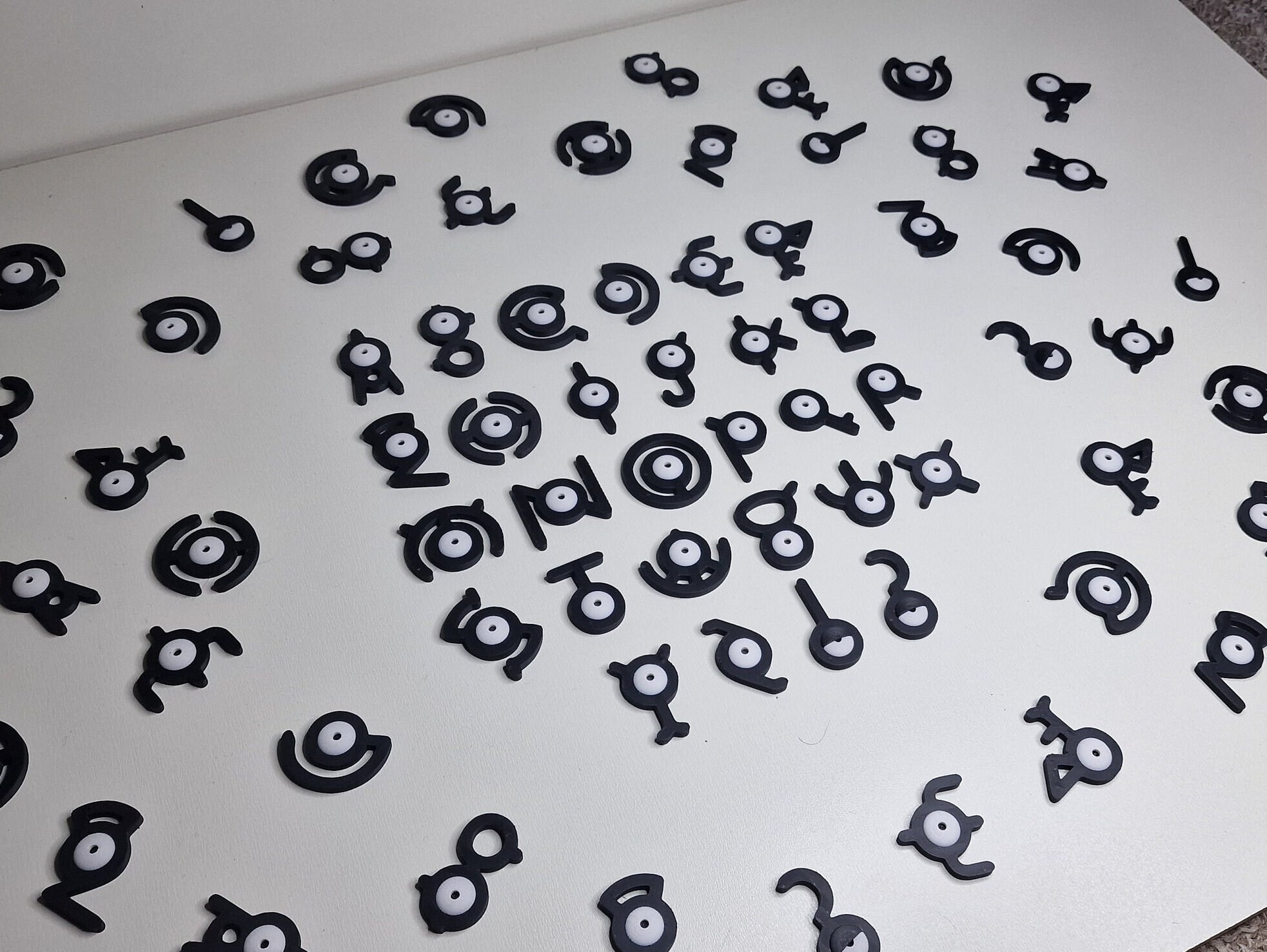 Unown Inspired Fridge Magnets, Pokemon Style, Free Uk Delivery - Etsy UK