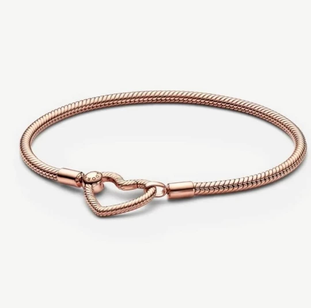 Pandora Open Heart Charm Bracelet - Etsy