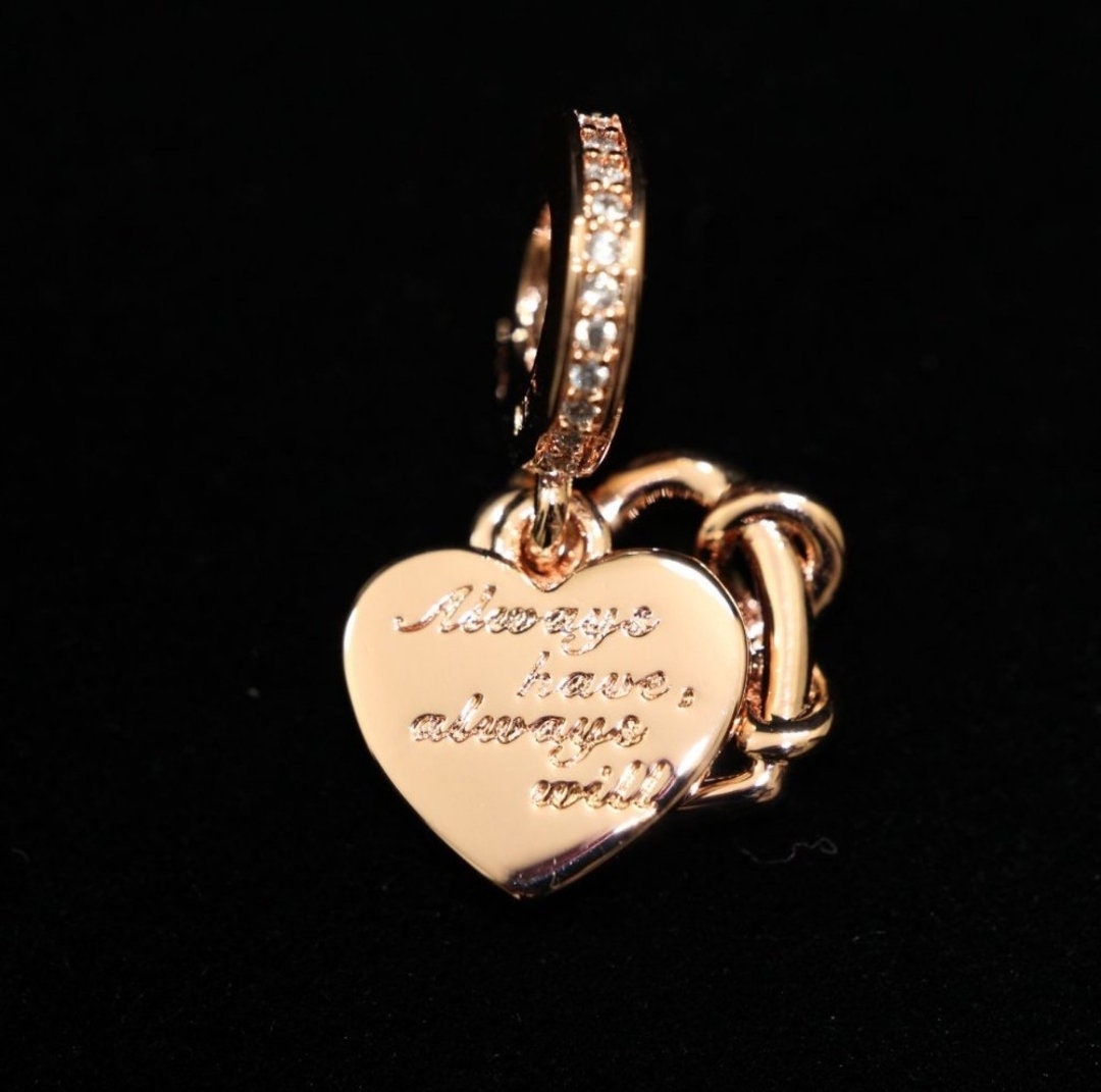 Pandora Love You Infinity Heart Dangle Charm - Etsy