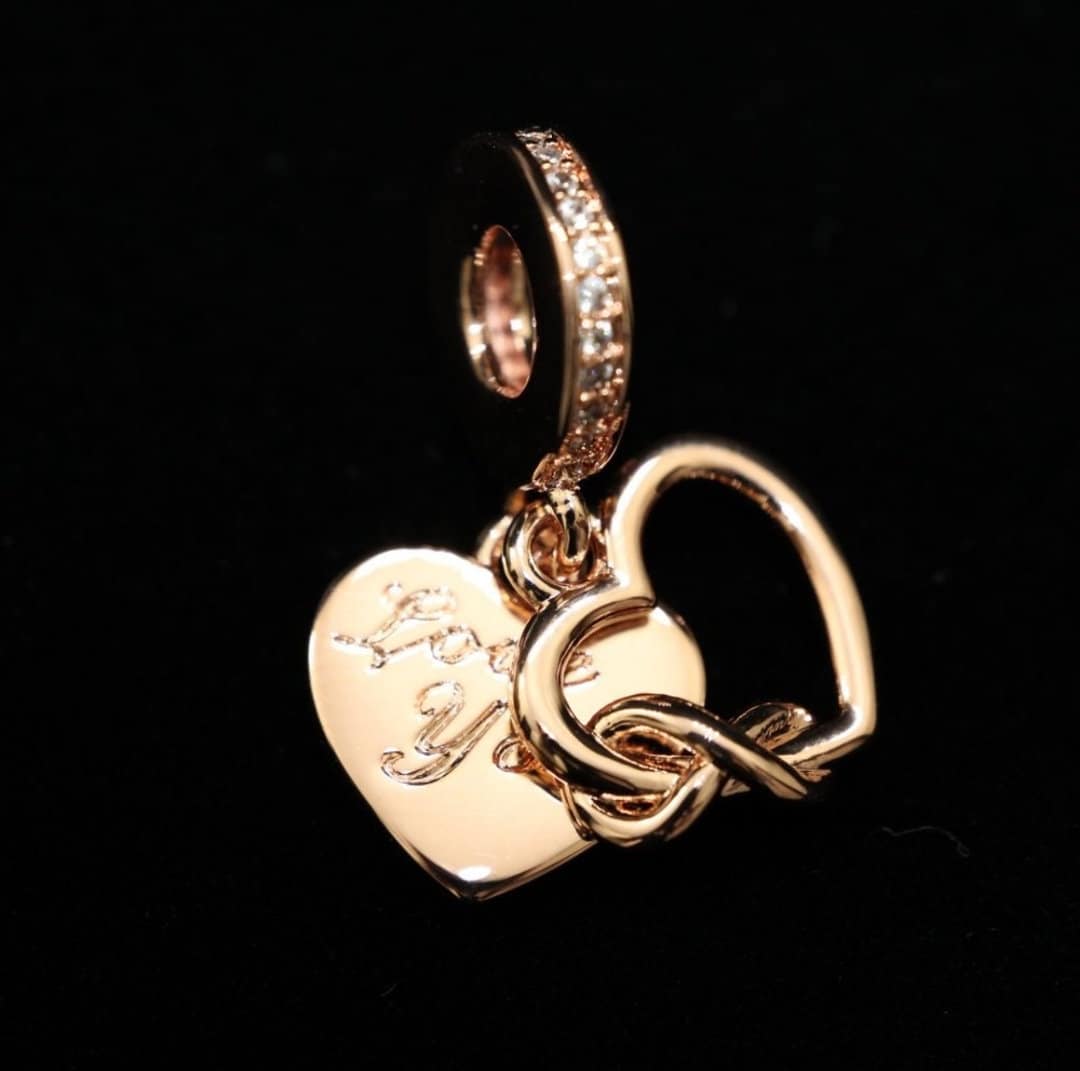 Pandora Love You Infinity Heart Dangle Charm - Etsy