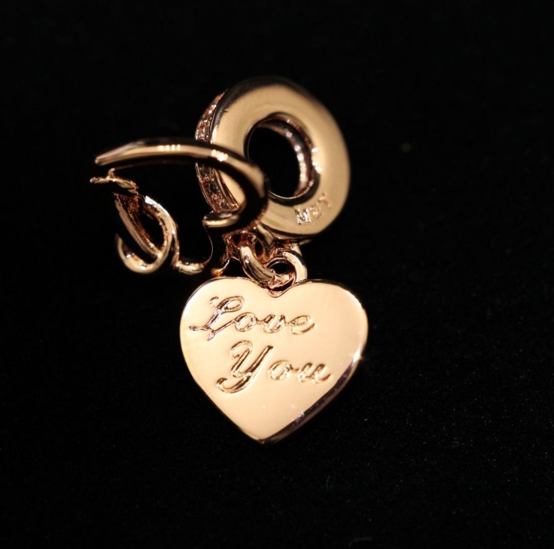 Pandora Love You Infinity Heart Dangle Charm - Etsy