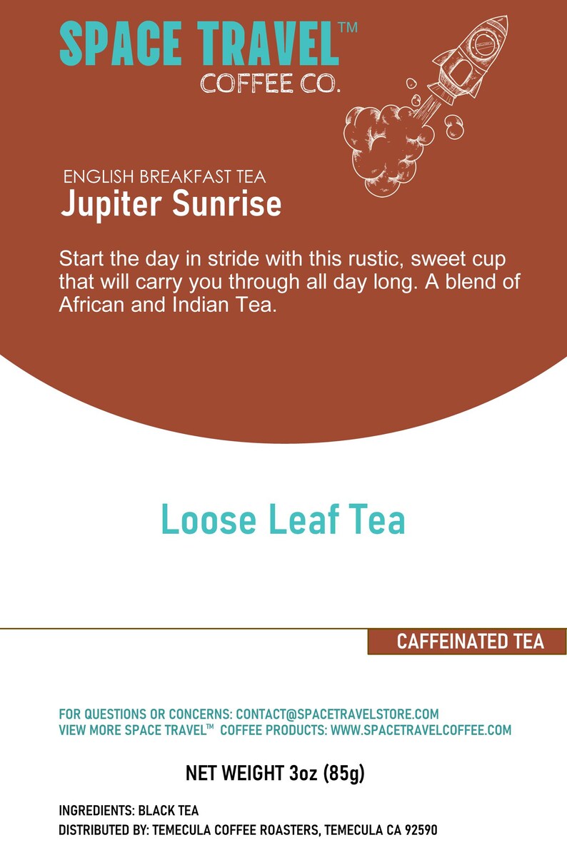 Jupiter Sunrise English Breakfast Tea - Etsy