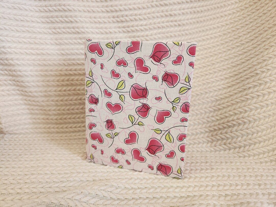 Lined Journal: Roses and Hearts - Etsy