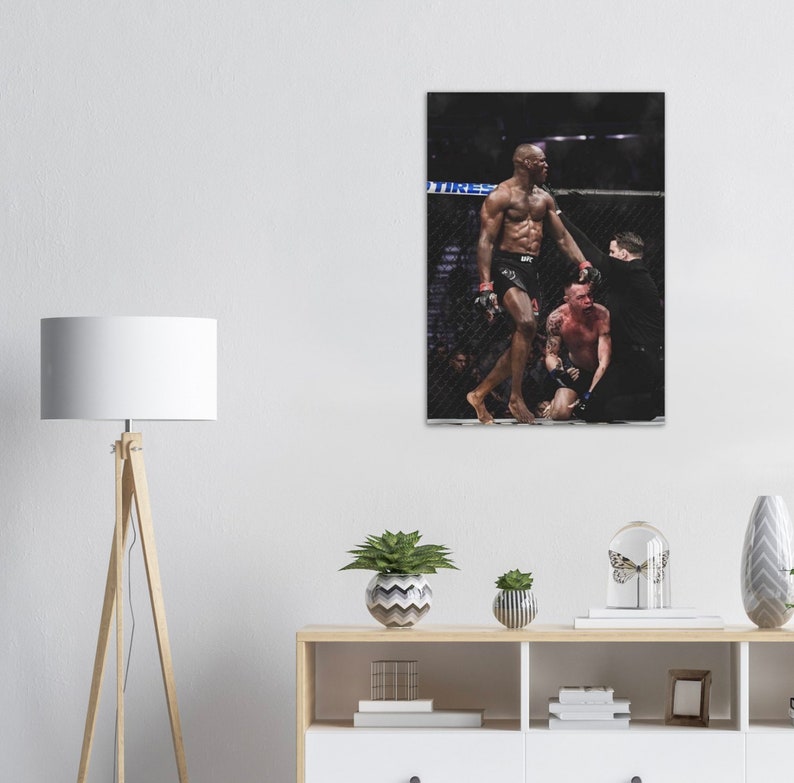 LARGE UFC Poster, Free Shipping, Kamaru Usman, Wall Decor, Printable ...