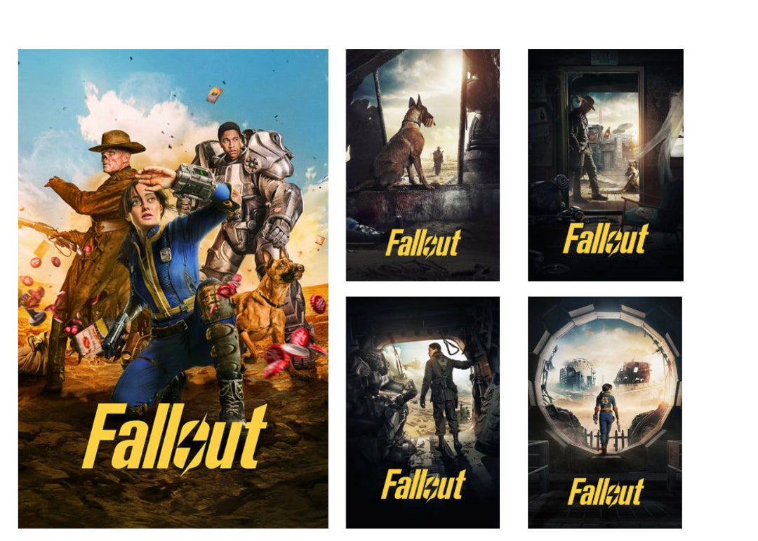 Fallout Poster 5 Posters Available Vintage 1950s Style Fallout Movie ...