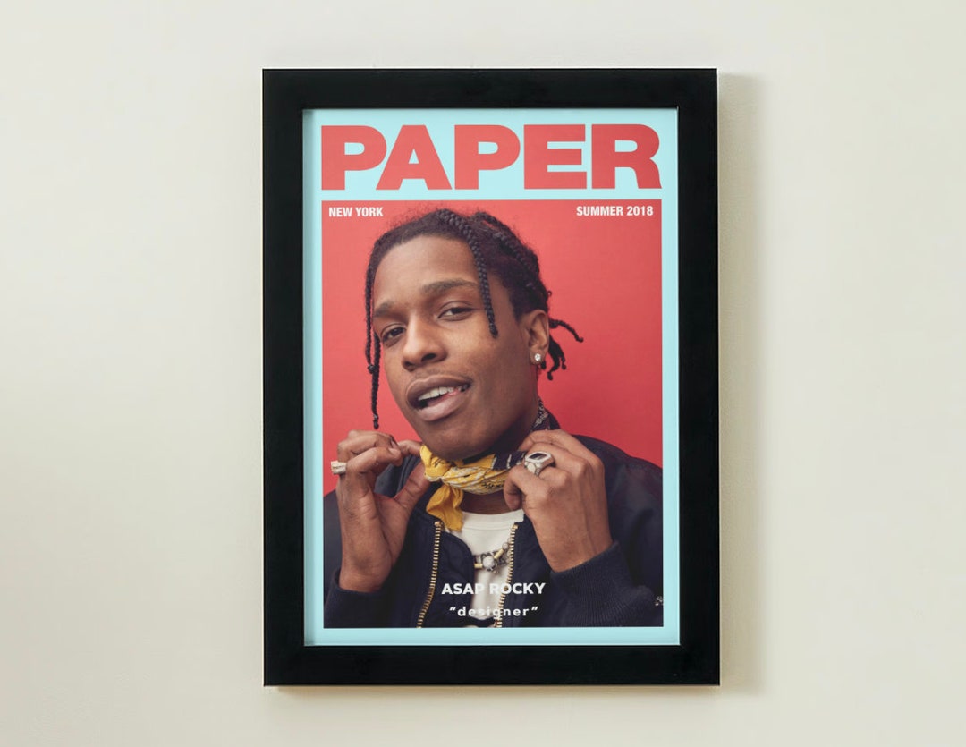 ASAP Rocky Poster Free Shipping Multiple Sizes Wall Art - Etsy